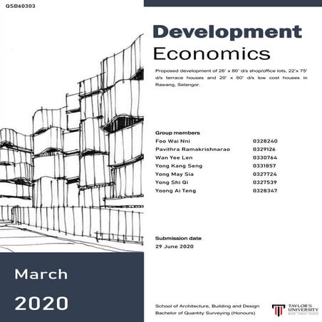 Development Economics (Group Assignment) - Financial appraisal | PDF