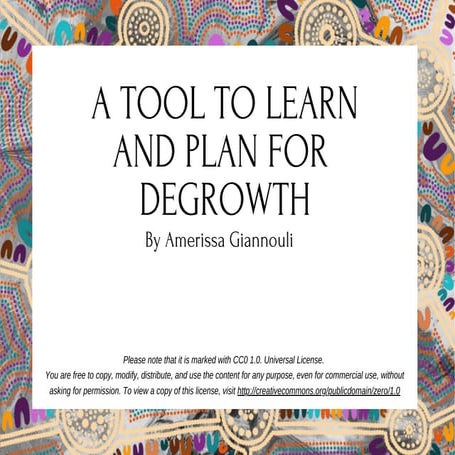 Degrowth Card Activity for group workshop | PDF