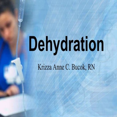 Dehydration | PPTX