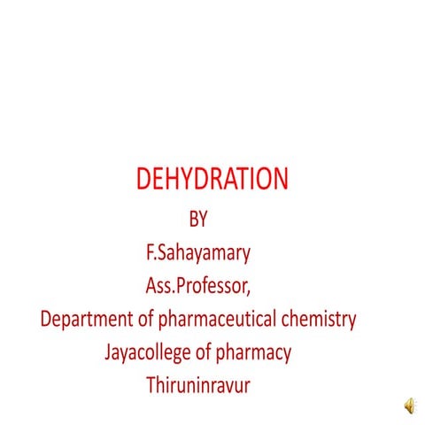 DEHYDRATION.pptx