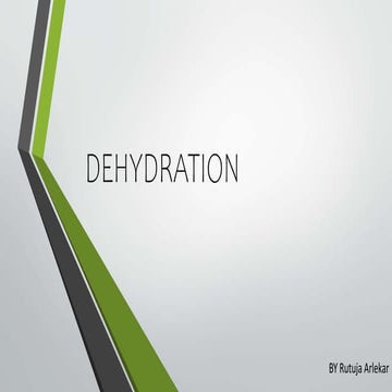 Dehydration Pptx