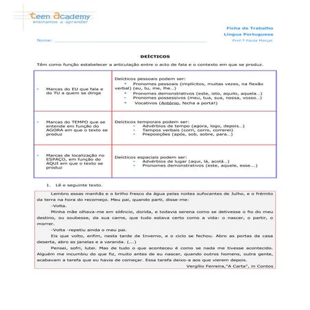 Valor modal das frases | PPTX