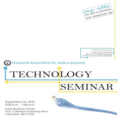 Deisgn Sample-Technology Seminar | PDF