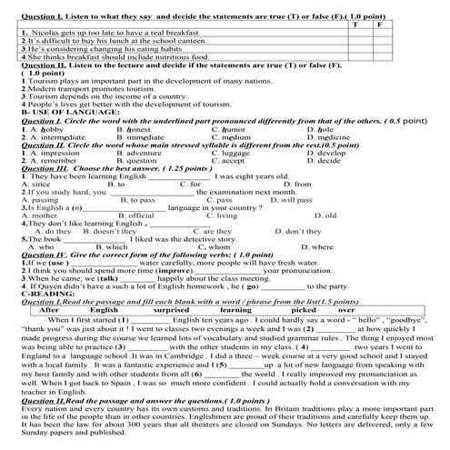 DE KIEM TRA GIUA KI II TIENG ANH 9 THI DIEM 2 DE.doc