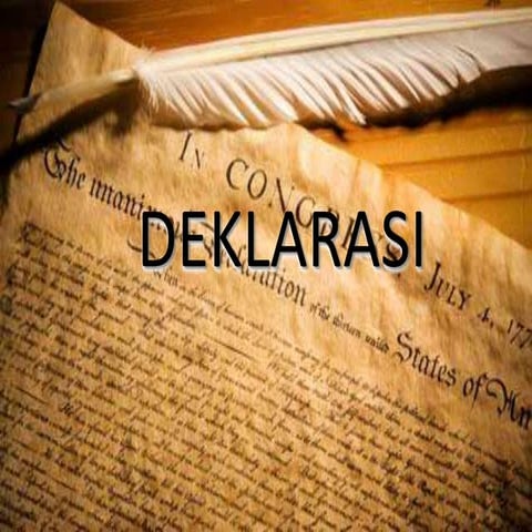 Deklarasi | PPT