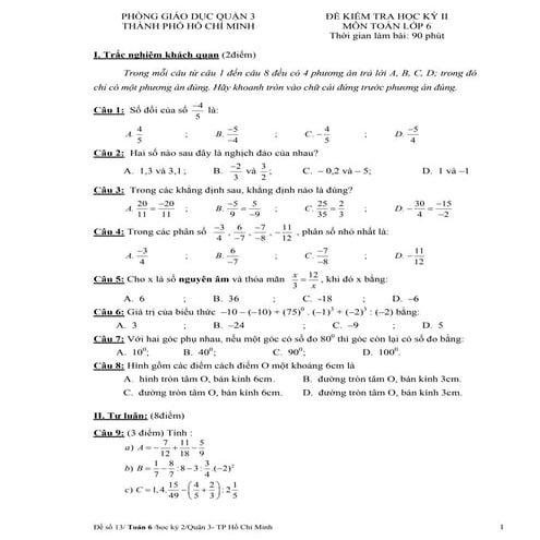 De kt toan-l6-hk2-hcm | PDF
