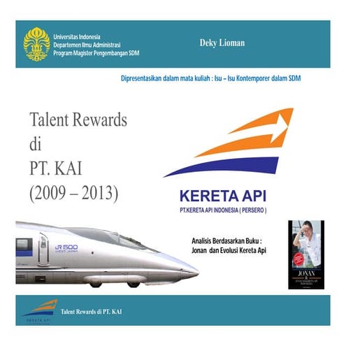Talent Rewards di PT. KAI (2009 - 2013) | PDF