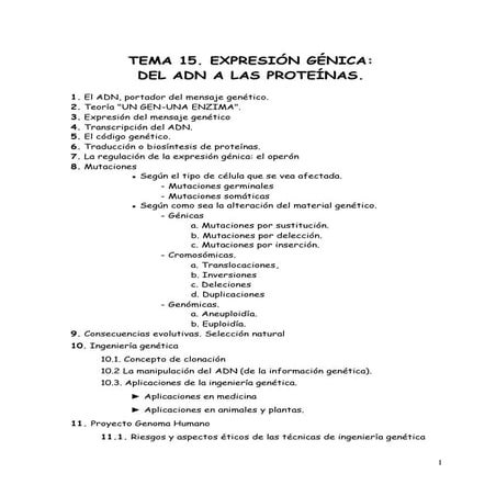 Del adn a-las-proteinas | PDF