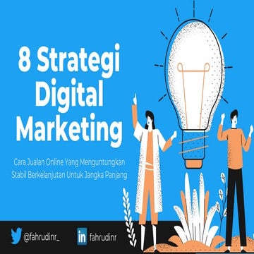 8 Tips Strategi Digital Marketing | PDF