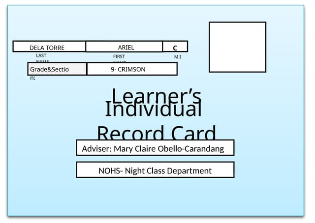 LEARNER'S INDIVIDUAL RECORD CARD.docx