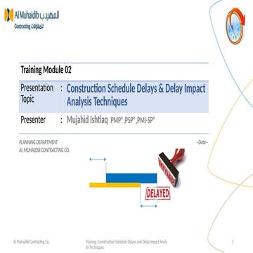 Delay Construction project Analysis.pptx