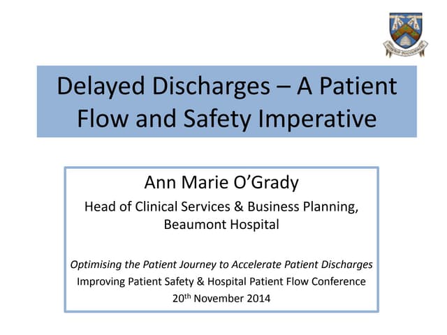 Patient Discharge Process in Corporate Hospital _ PPT | PPTX