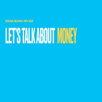 Let's talk about money | PPT