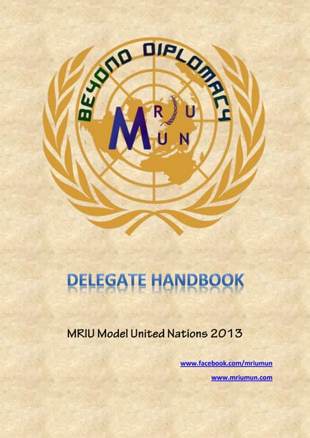 Intro to Model United Nations | PPTX