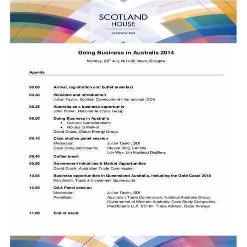 Delegate pack Australia | PDF