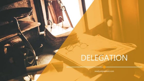 Delegation Powerpoint Ppt