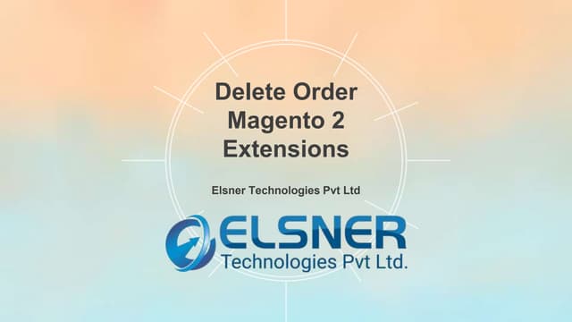 Delete orders magento 2 | PPT Delete orders magento 2 | PPT