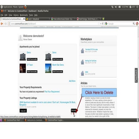 How to Delete your property listings | ODP