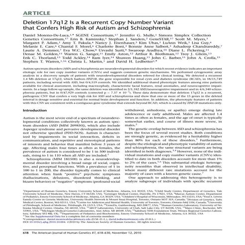 Deletion 17q12 recurrent copy number variant ashadeep chandrareddy ...