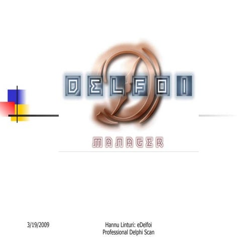 Delfoi-perusteet | PPT