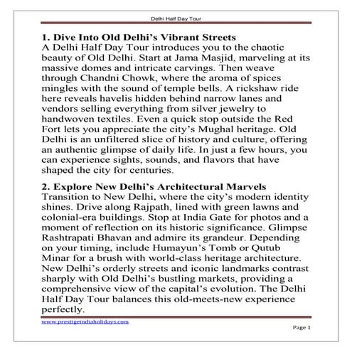 Delhi Half Day Tour.pdf................. | PDF