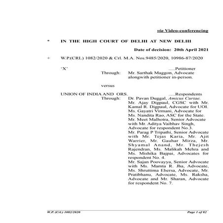 Delhi hc social media order | PDF