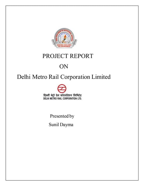 Delhi metro case study | DOCX