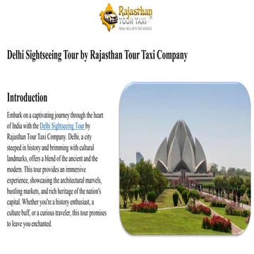 Delhi Tour | PDF