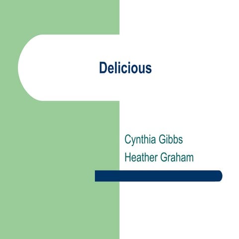 Delicious | PPT