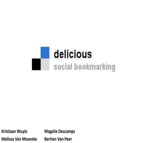 Presentatie Delicious | PPTX