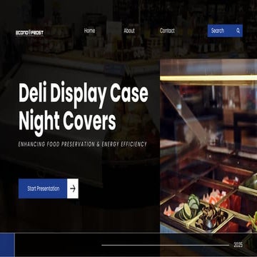 Deli Display Case Night Covers by Econofrost. | PPT