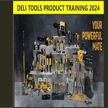 Deli Power Tools Training for my customers | PPT