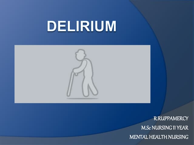 Delirium | PPTX