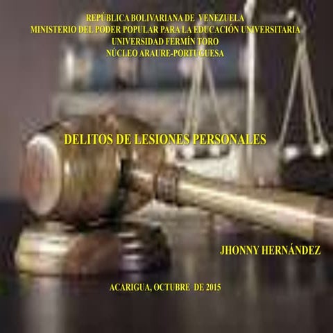 Delito De Lesiones Pptx