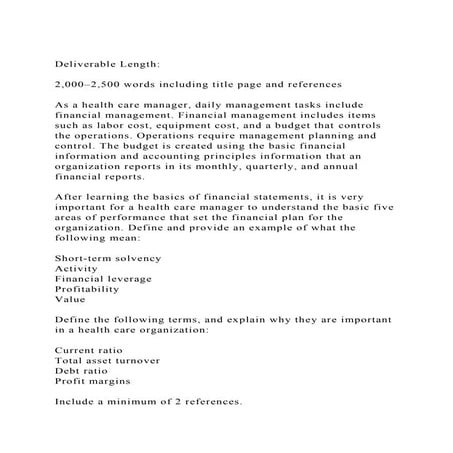 CompetencyAnalyze financial statements to assess performance.docx