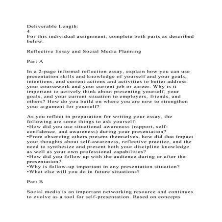 Deliverable Length 4For this individual assignment, complete b.docx