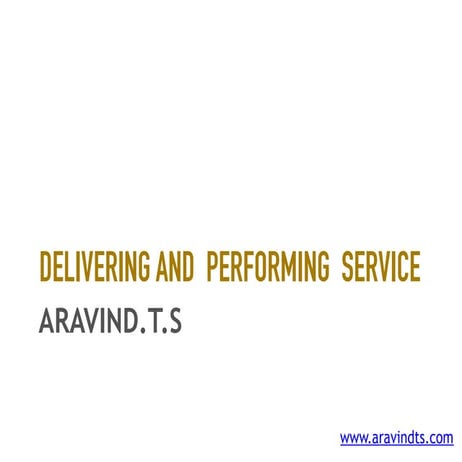 Delivering performing-service- | PDF