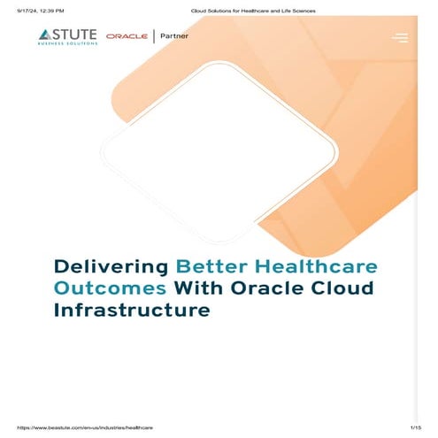 Delivering Better Healthcare Outcomes With Oracle Cloud Infrastructure.pdf