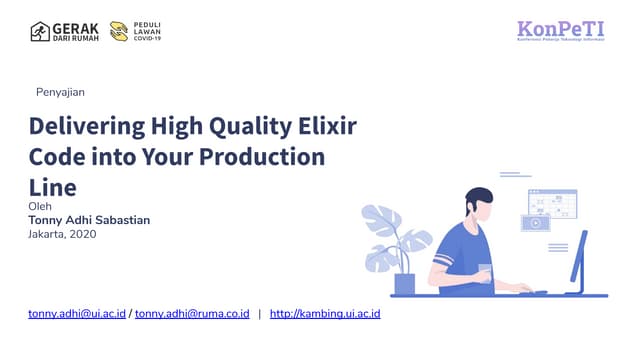 Delivering High Quality Elixir Code using Gitlab | PPT Delivering High Quality Elixir Code using Gitlab | PPT