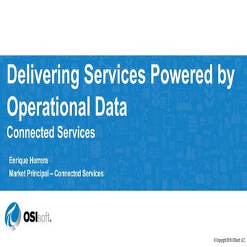 Delivering Services Powered by Operational Data - Connected Services | PPT