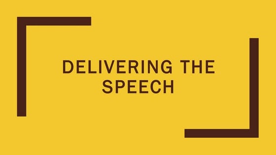 7. Speech Delivery | PPTX