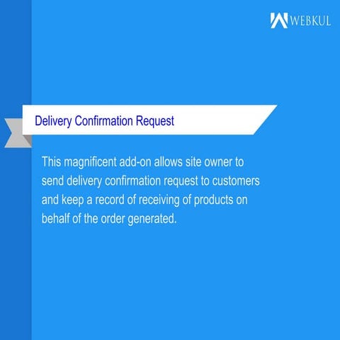 CS-Cart Delivery confirmation request v1.0 | ODP