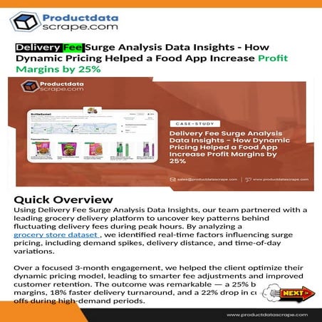 Delivery Fee Surge Analysis Data Insights - How Dynamic Pricing Helped ...