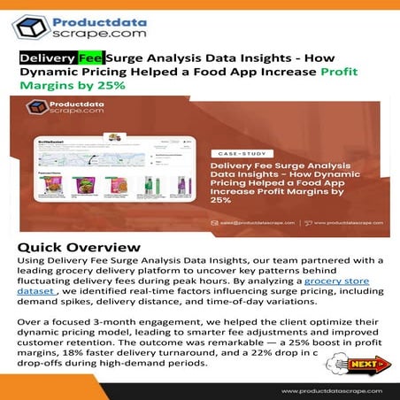 Delivery Fee Surge Analysis Data Insights - How Dynamic Pricing Helped ...