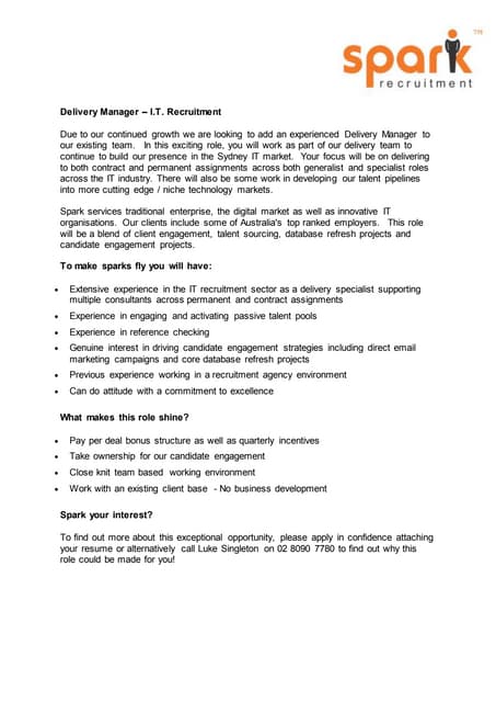 Commercial Manager | PDF