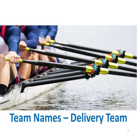 Team Names - Sales & Delivery | PPTX | Hinduism | Religion & Spirituality