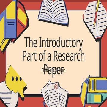 Chapter I - The Problem and Its Background | PDF