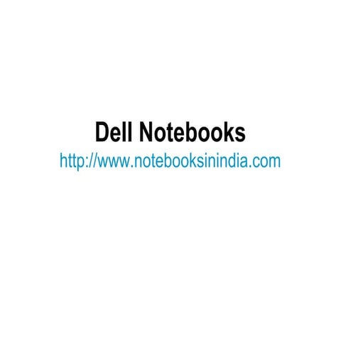 Dell notebooks-italian | PPT | Laptops | Computing