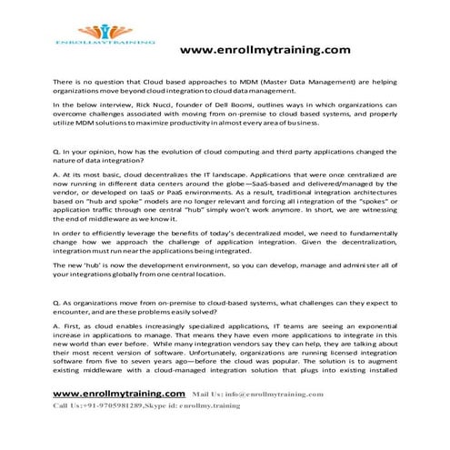 Dell boomi interview questions | DOCX