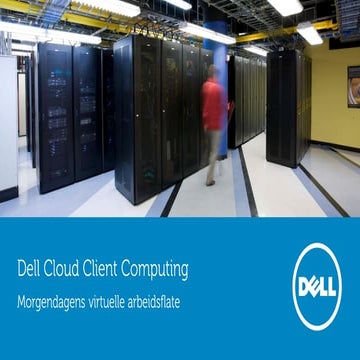 Dell Cloud Client Computing | PDF